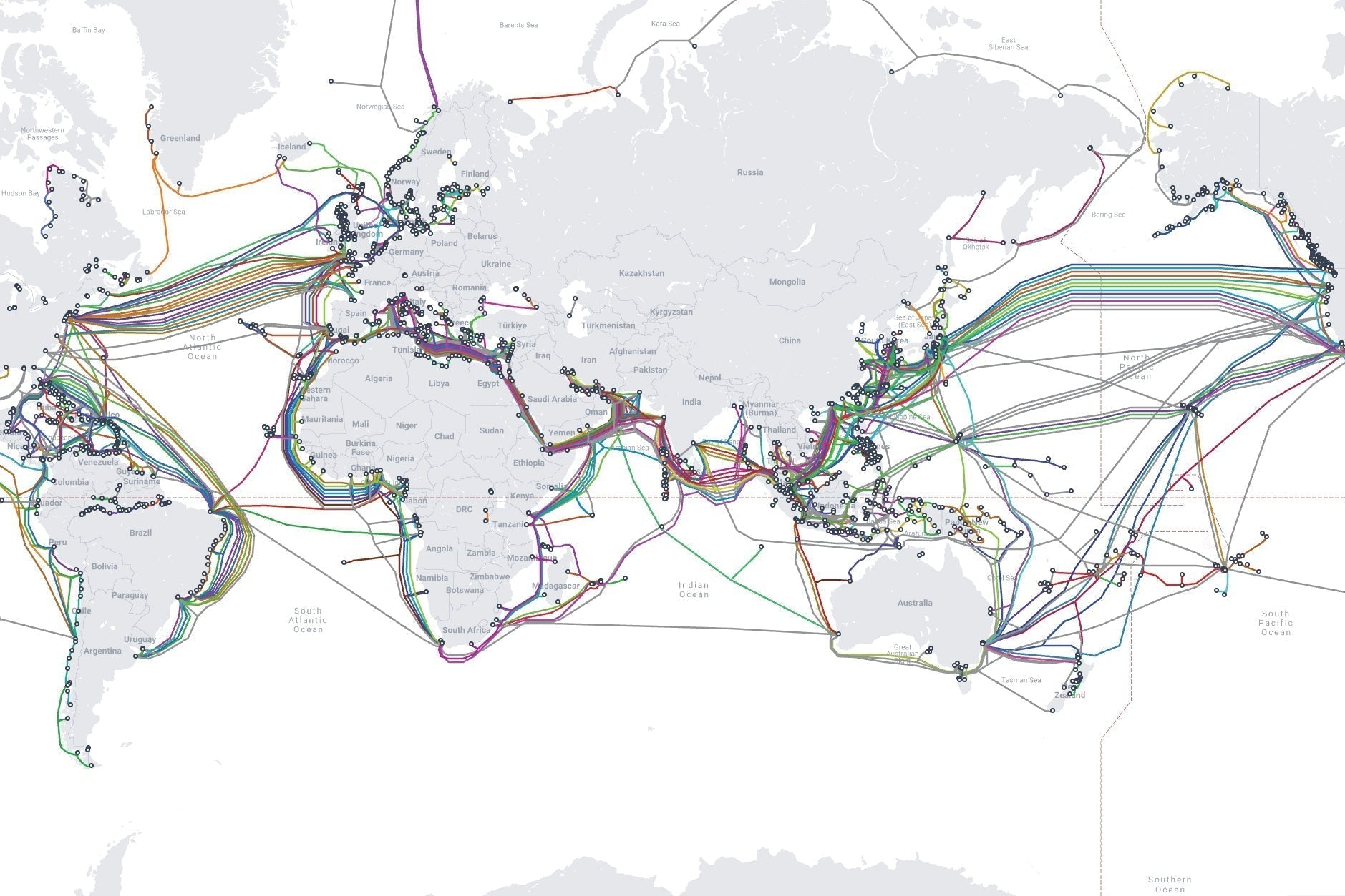 Undersea Cables Network – REMO Since 1988