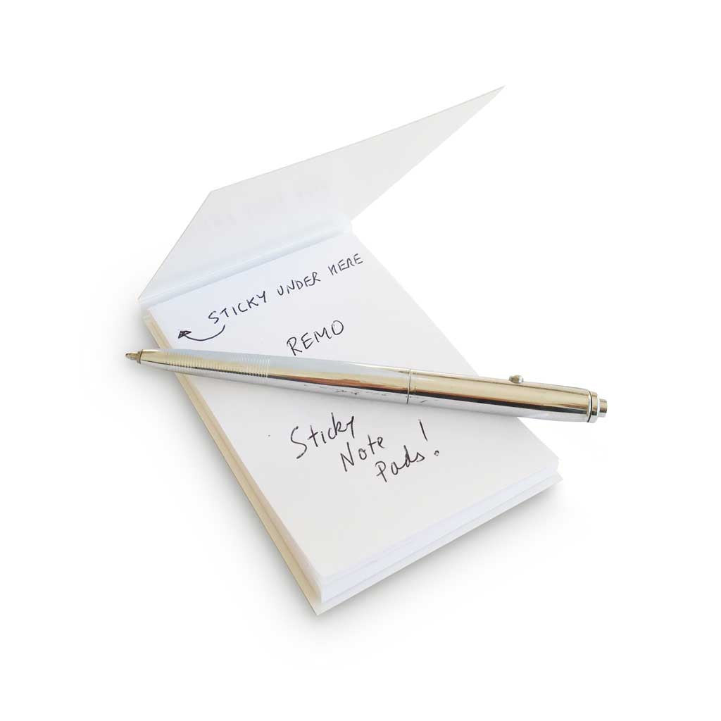 FREE Sticky Note Pad With Every Order – REMO Since 1988
