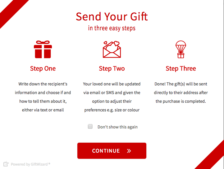 Send Gifts Via Email – REMO Since 1988