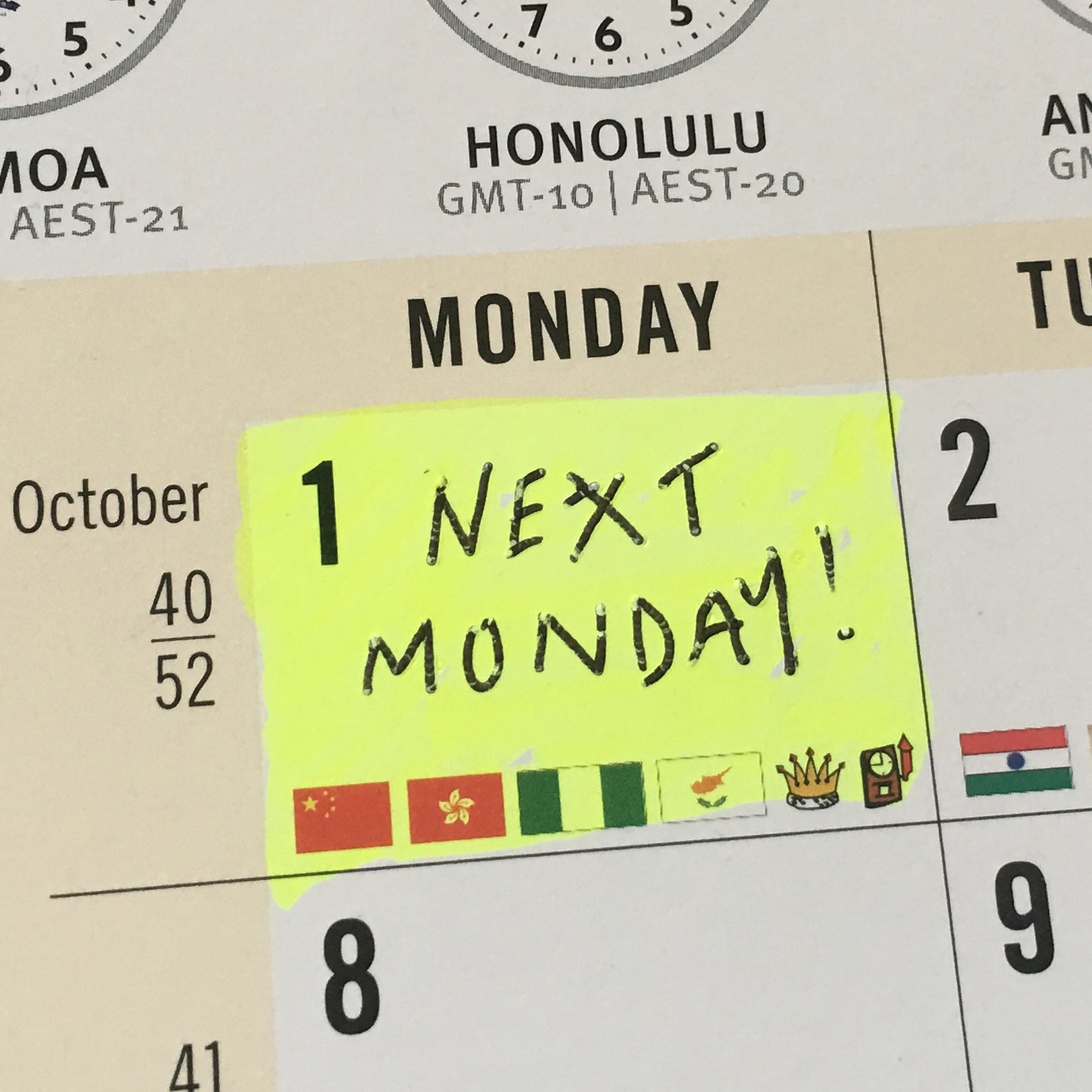 Wallplanner Kick Off Next Monday – REMO Since 1988