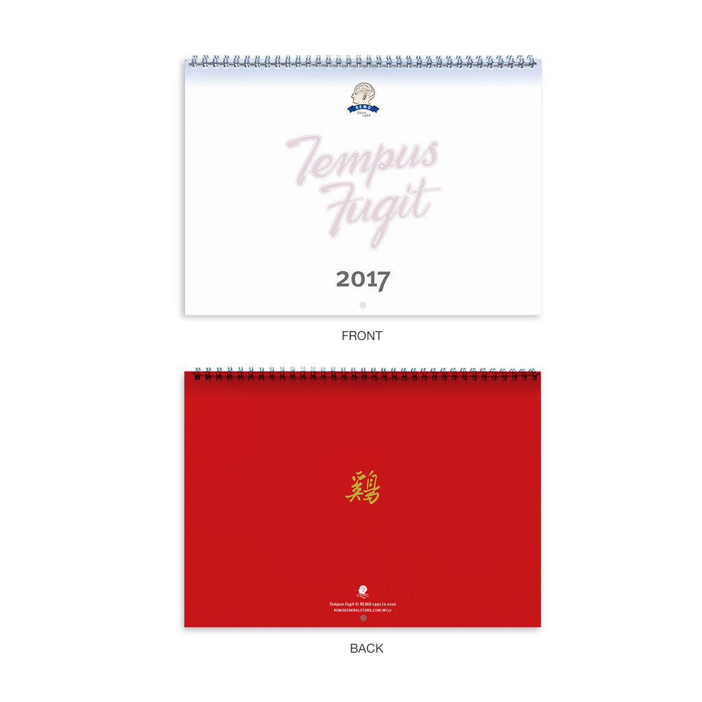 Introducing the Tempus Fugit Wall Calendar = NEW – REMO Since 1988